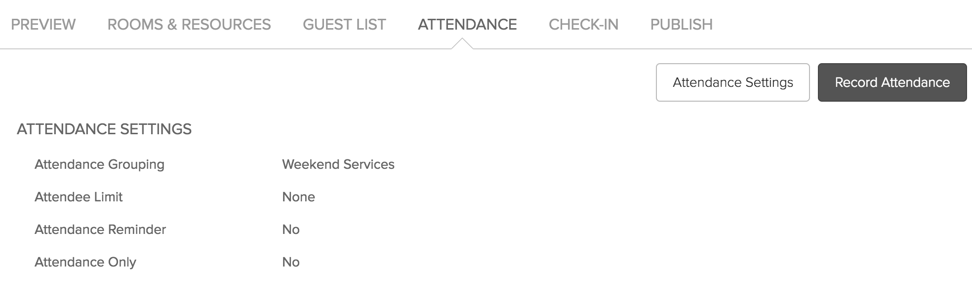 How to Create Attendance Groupings