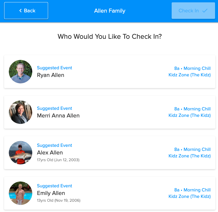 Learning about Families