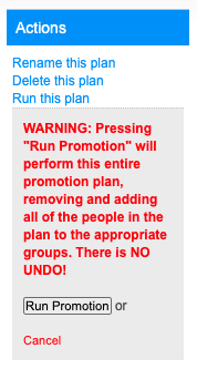 How to Use Group Promotion