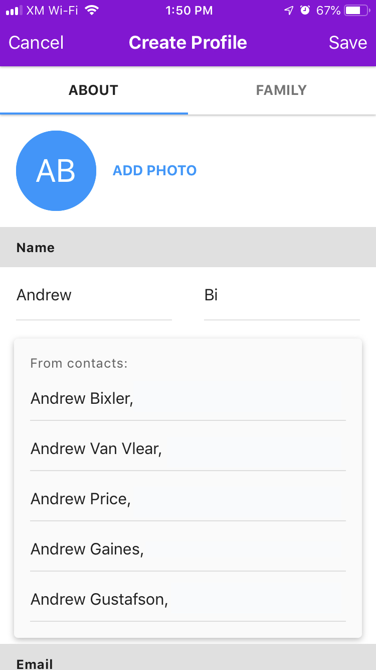 How to Use People in the LEAD App