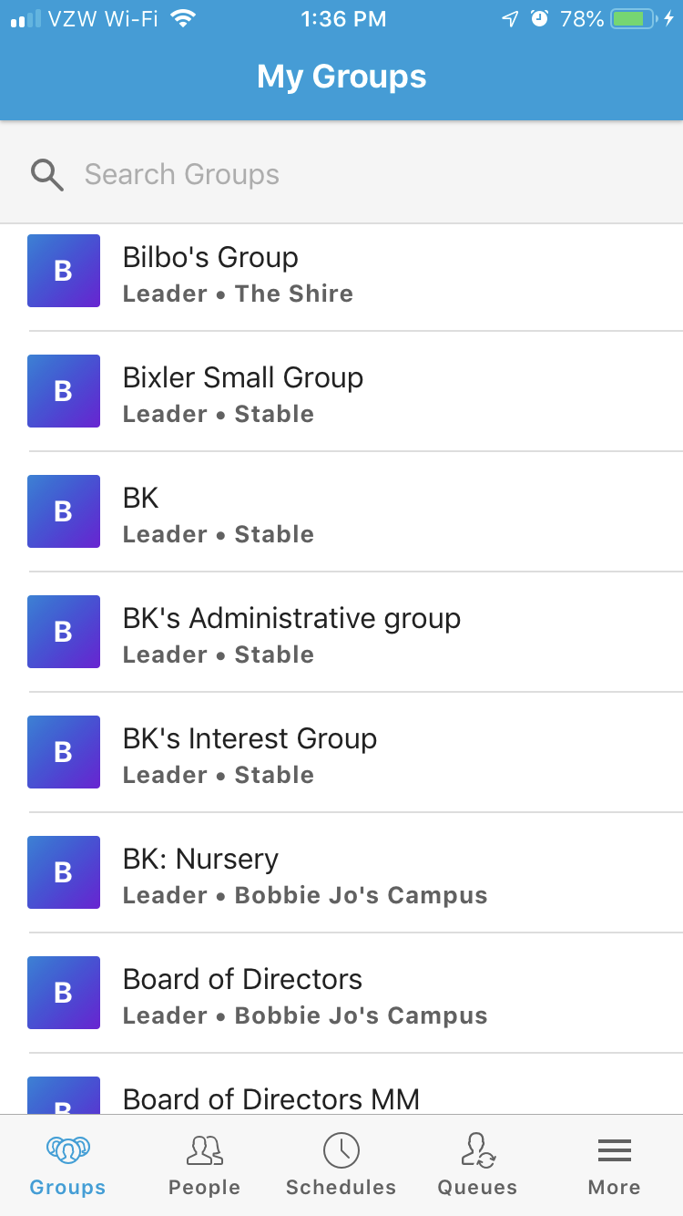 How to Use Groups in the LEAD App