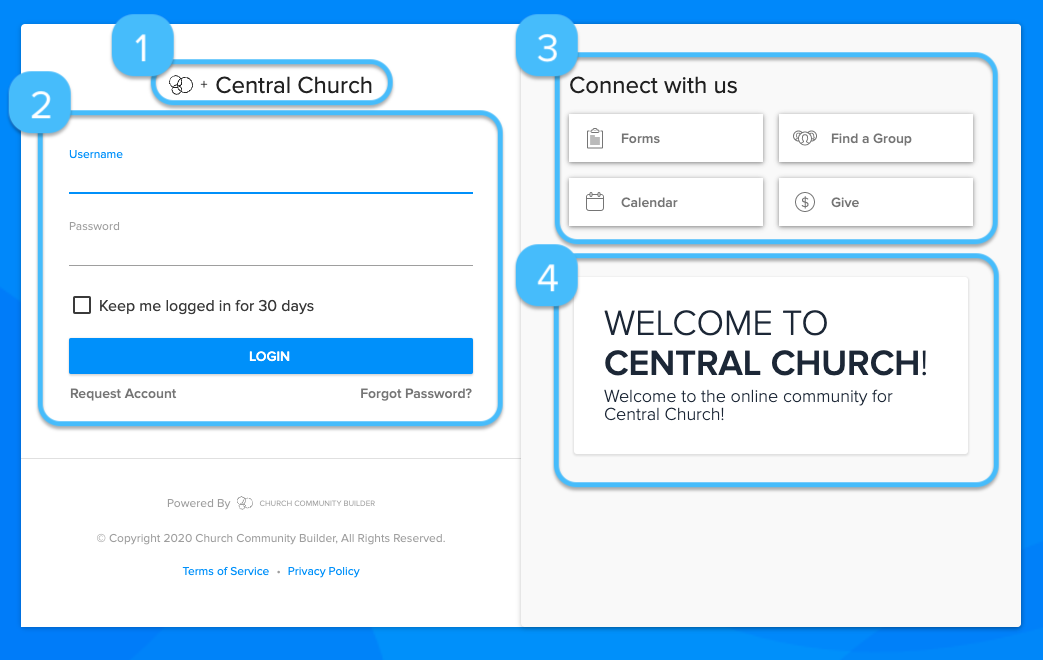 Learning about the Login Page