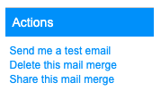 How to Use Mail Merge Actions