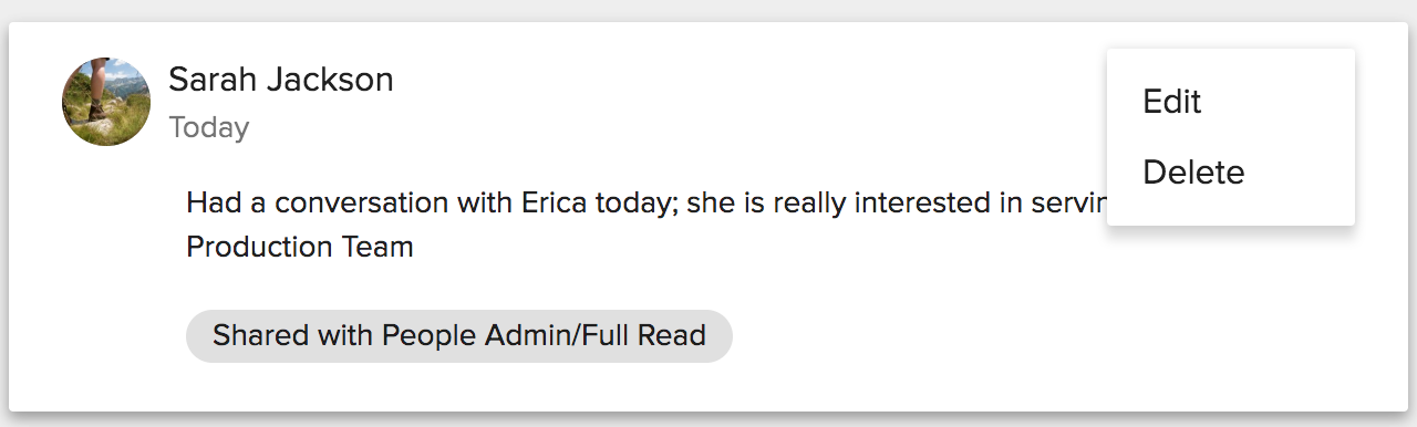 How to Create or Edit Profile Notes