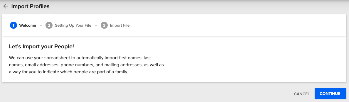 How to Import People Profiles