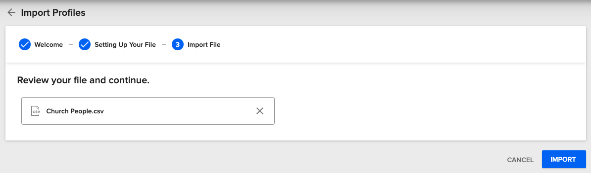 How to Import People Profiles