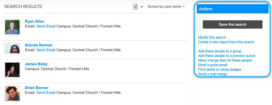 How to Use Custom Search's Mass Actions (Classic Search)