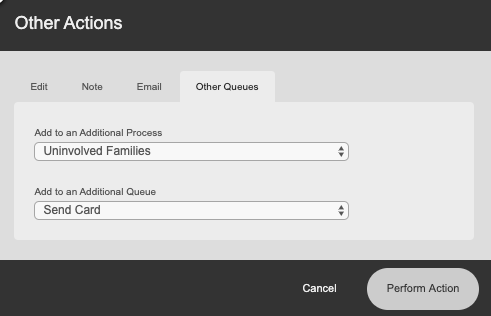How to Add Profiles to a Process Queue