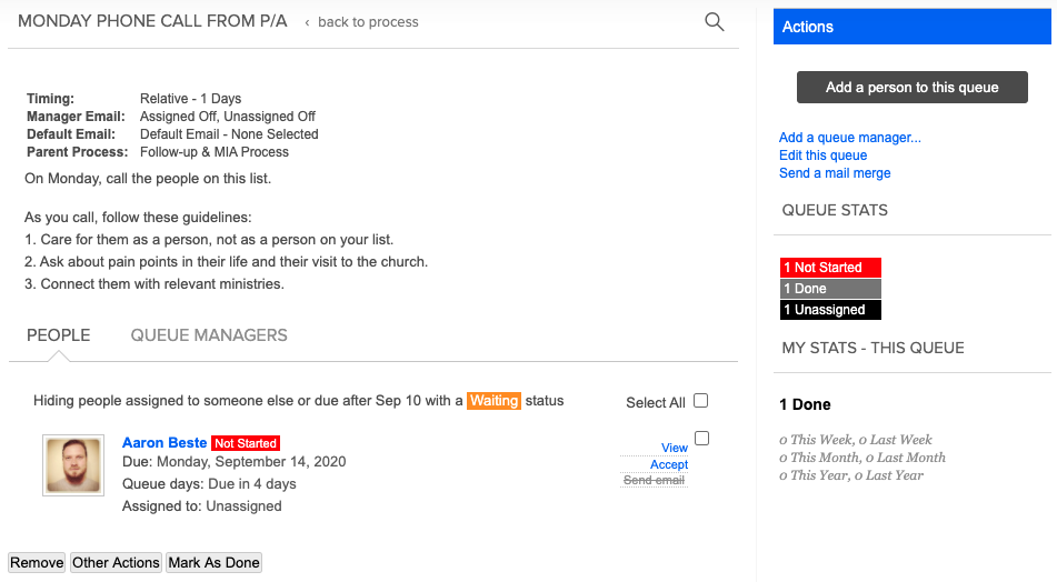 Learning about Process Queues