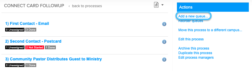 How to Add & Edit Process Queues