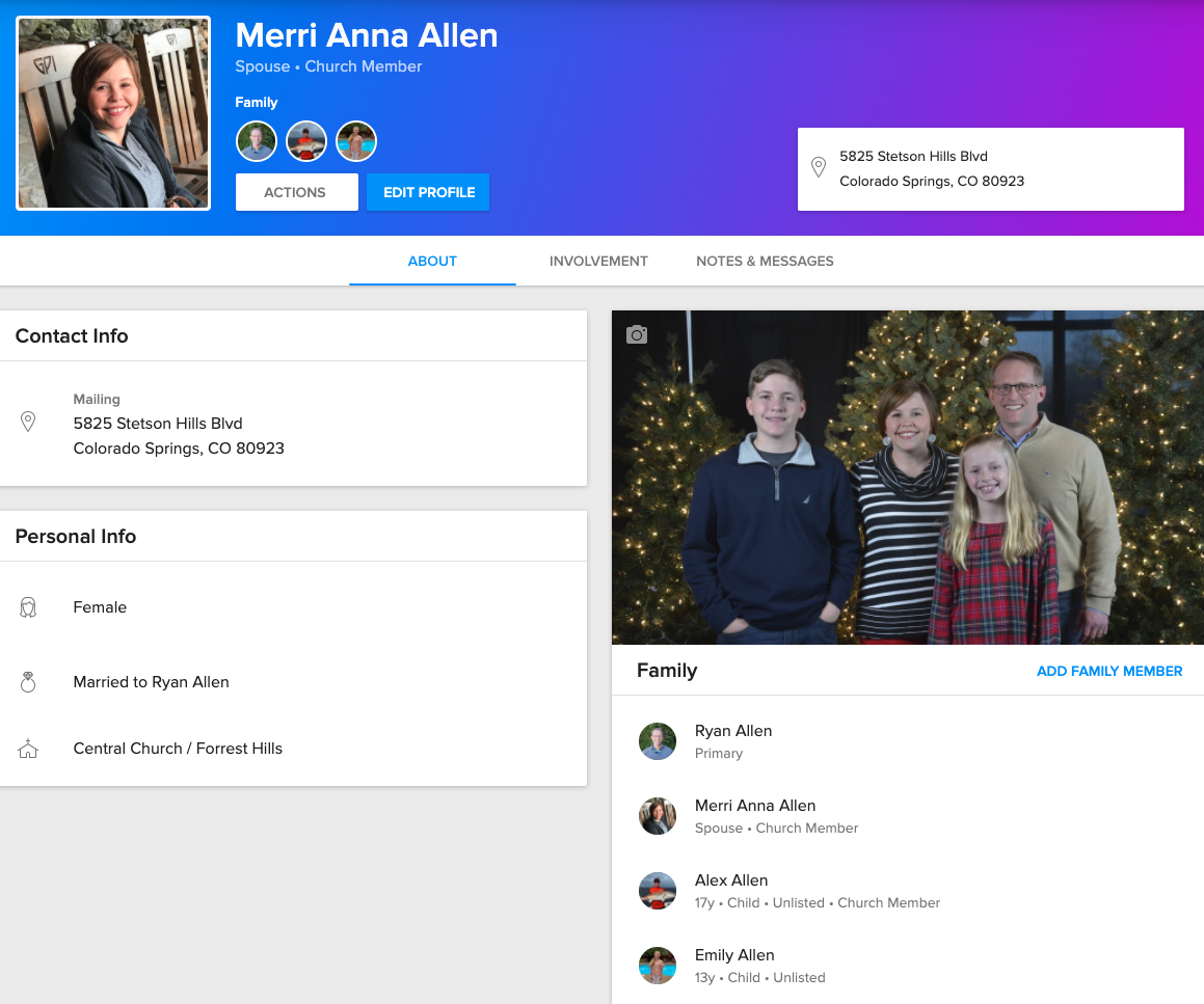 Learning about Families