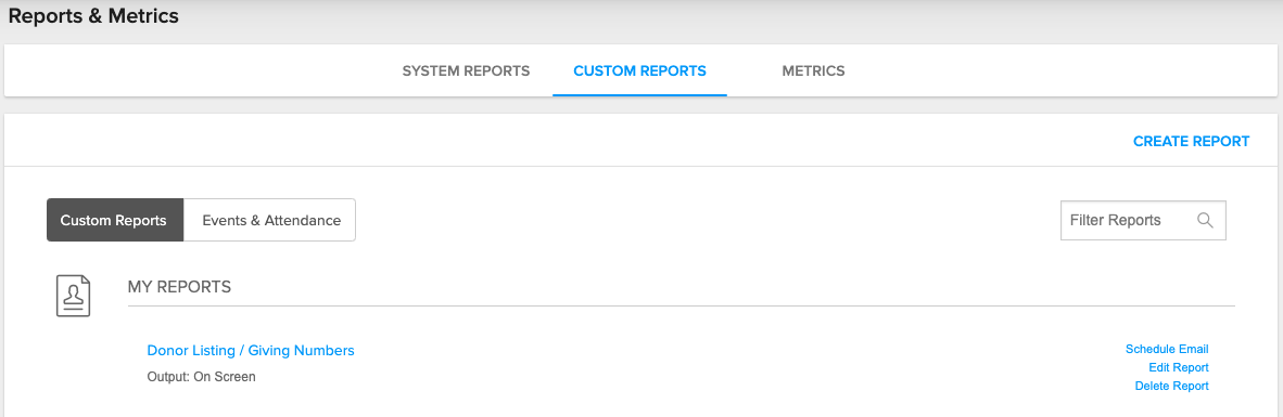 How to Use System Reports