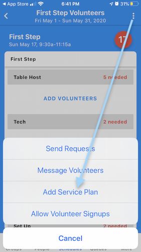 How to Use Service Plans in the LEAD App