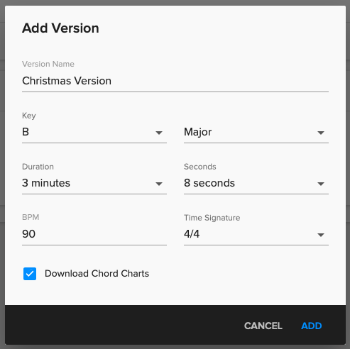 How to Create and Use Song Versions