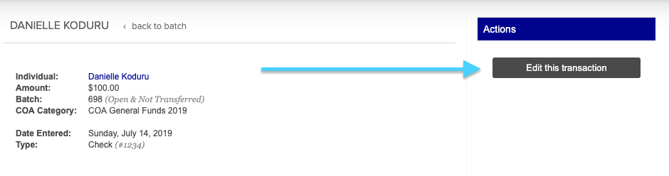 How to Edit and Delete Transactions