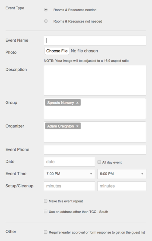 How to Create an Event