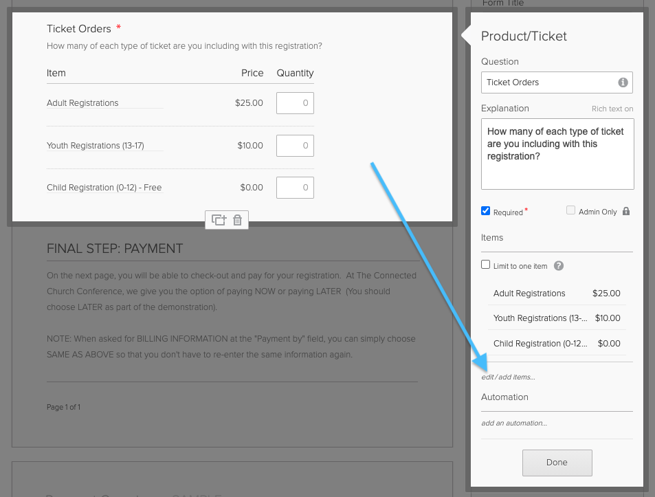 How to Use Form Payments