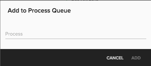 How to Add Profiles to a Process Queue