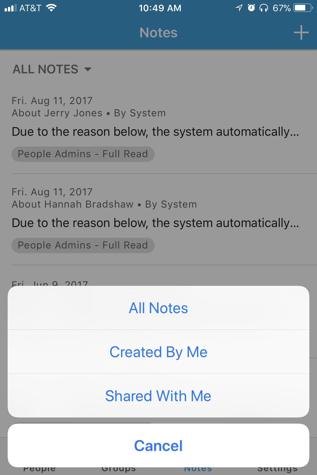 How to Use People in the LEAD App