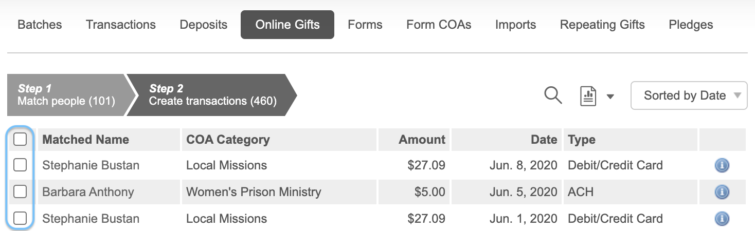 How to Process Online Gifts